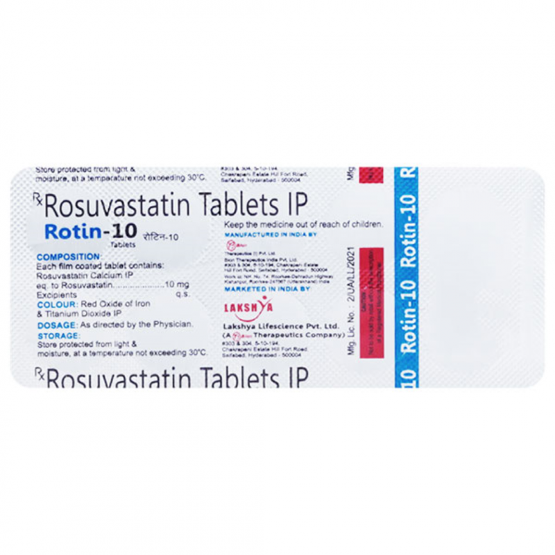 Rotin 10mg Tablet - Uses, Price, Substitute, Side Effects and Benefits