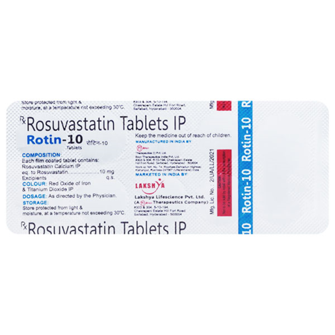 Rotin 10 Tablet - Uses, Price, Side Effects, Substitute