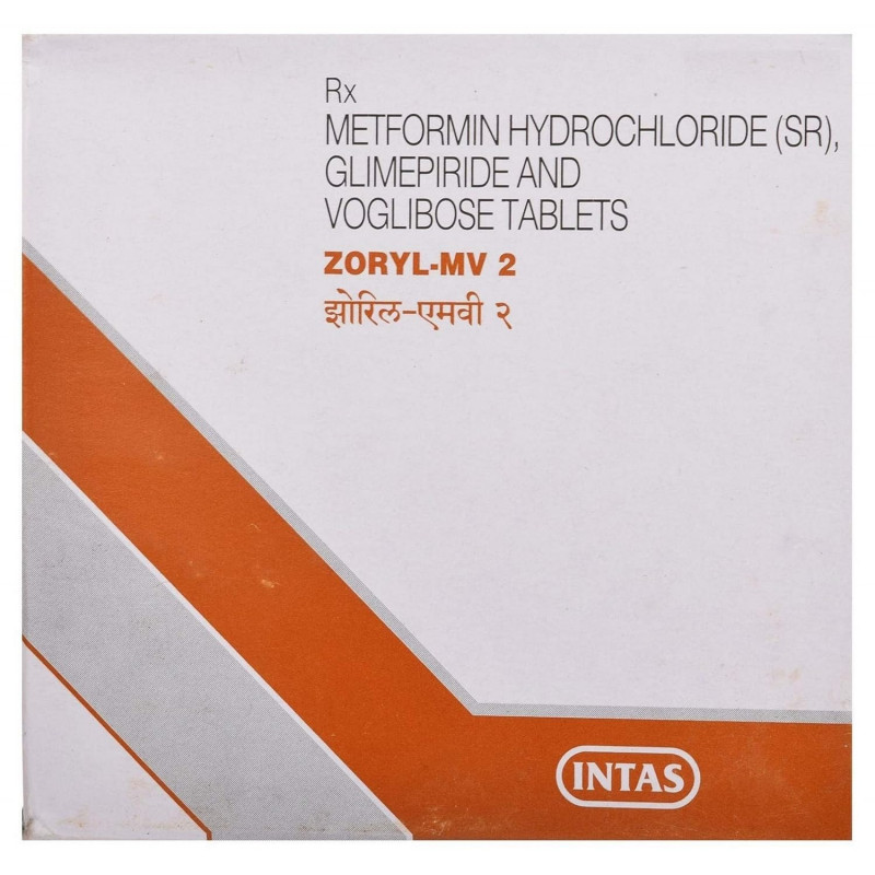 Zoryl MV 2/0.3 Tablet SR - Uses, Price, Substitute, Side Effects and ...