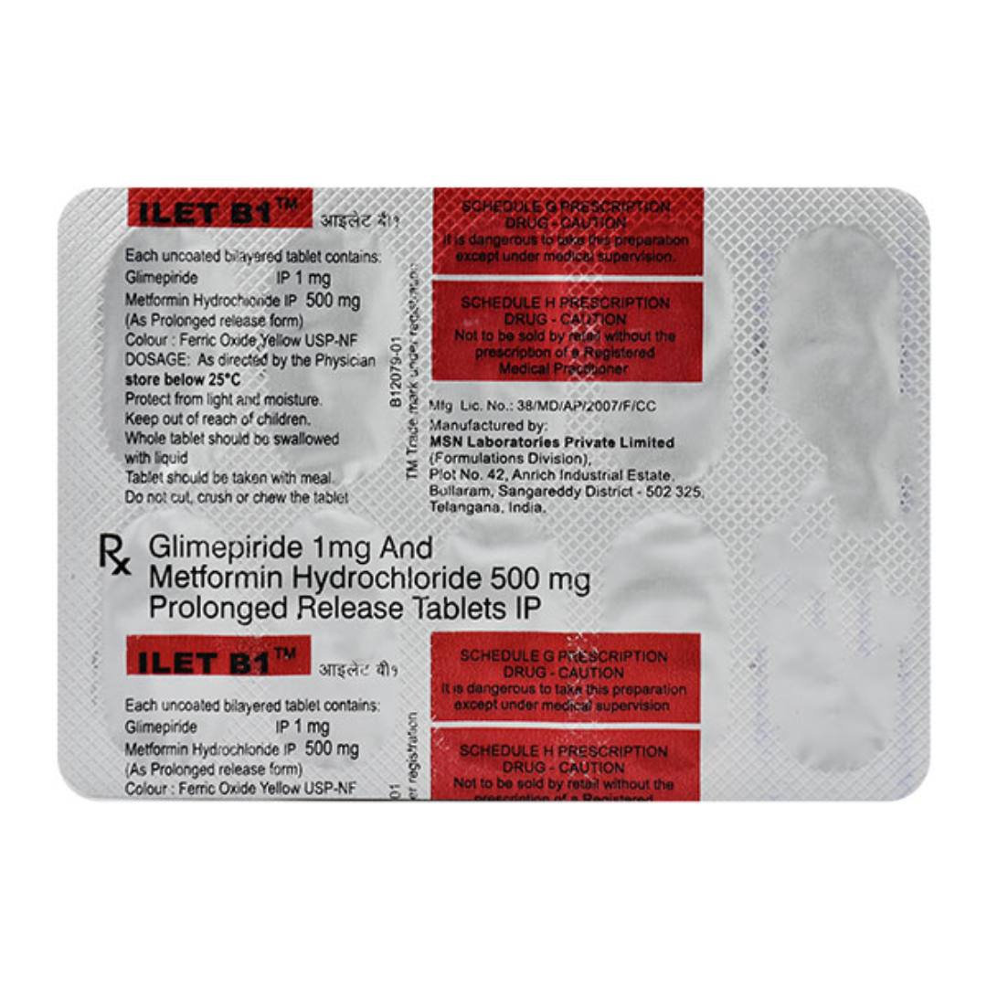 ILet B1 Tablet PR - Uses, Price, Side Effects, Substitute