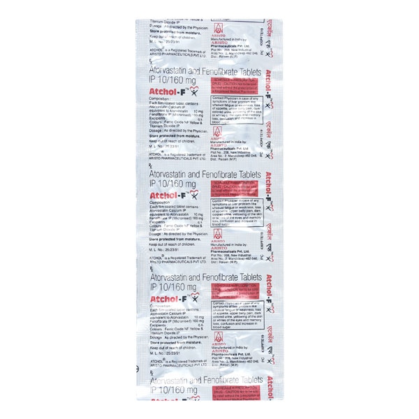 Atchol-F Tablet - Uses, Price, Side Effects, Substitute