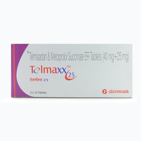 Telmaxx 25 Tablet ER - Uses, Price, Substitute, Side Effects and Benefits
