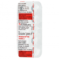 Diabend 40 Tablet - Uses, Price, Side Effects, Substitute