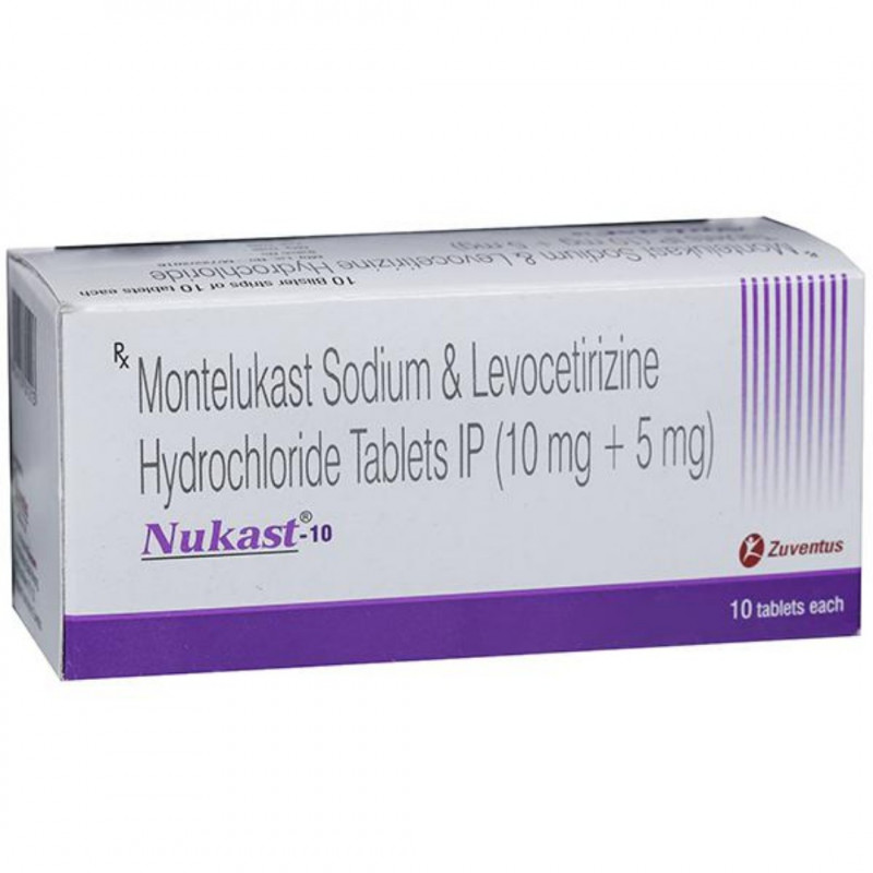 Nukast 10 Tablet - Uses, Price, Substitute, Side Effects and Benefits