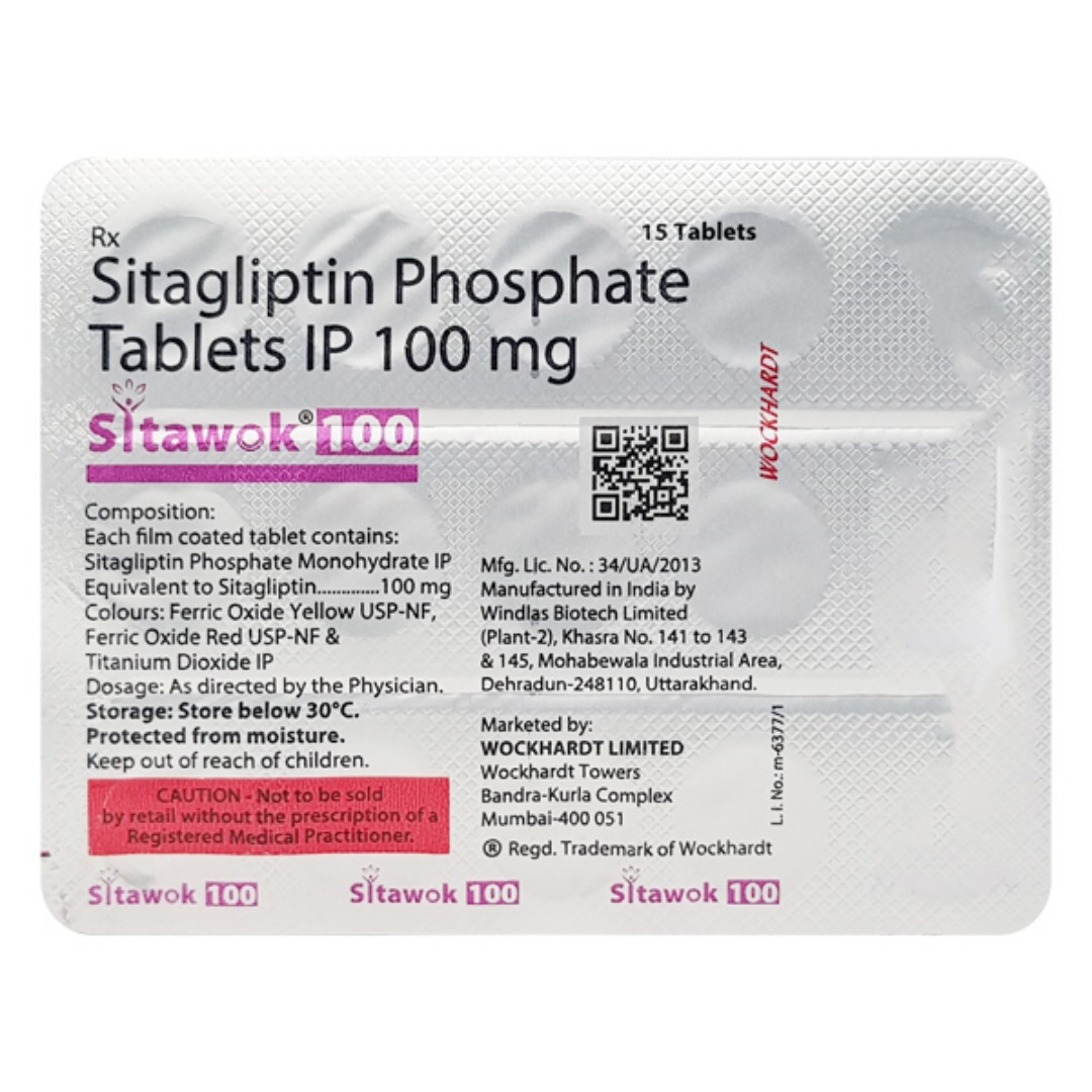 Sitawok 100 Tablet - Uses, Price, Side Effects, Substitute