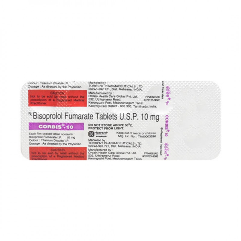 Corbis 10mg Tablet - Uses, Price, Substitute, Side Effects and Benefits