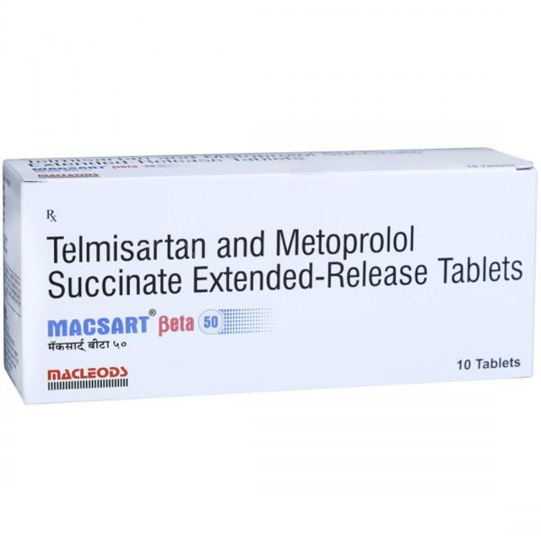 Macsart Beta 50 Tablet ER - Uses, Price, Side Effects, Substitute