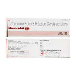Monocef-O CV 200/125 Tablet - Uses, Price, Side Effects, Substitute