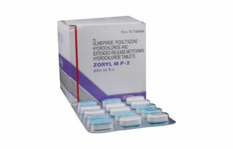 Zoryl MP 2 Tablet ER - Uses, Price, Substitute, Side Effects and Benefits