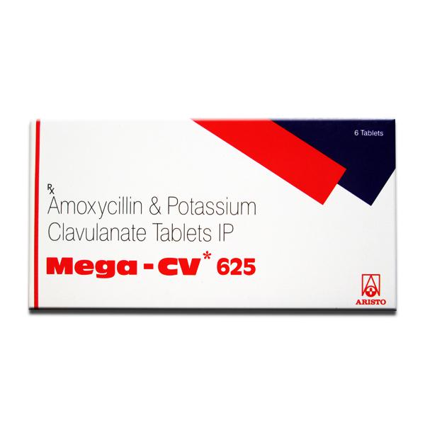 Mega-CV 625 Tablet - Uses, Price, Side Effects, Substitute