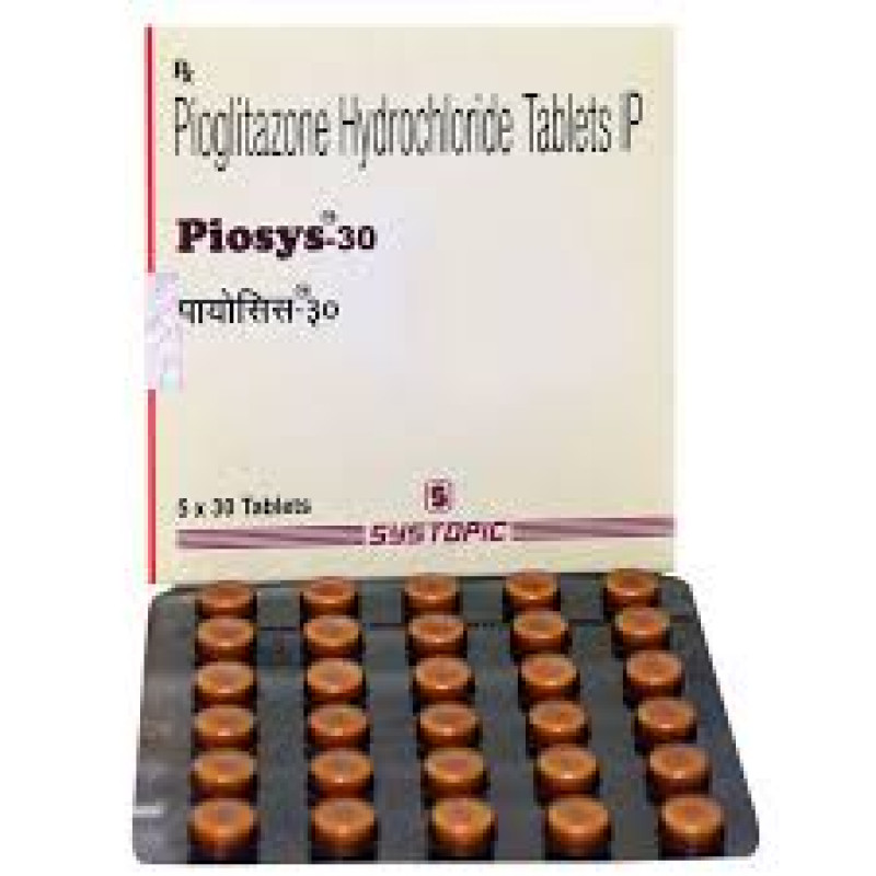 Piosys 30 Tablet - Uses, Price, Substitute, Side Effects and Benefits