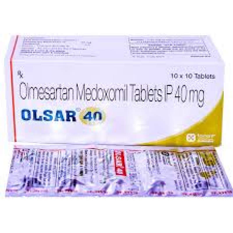 Olsar 40 Tablet - Uses, Price, Substitute, Side Effects and Benefits
