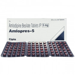 Amlopress 5mg Tablet - Uses, Price, Side Effects, Substitute