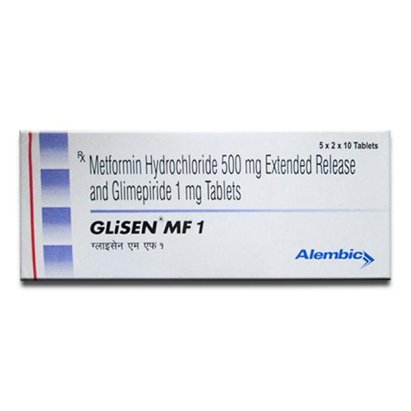 Glisen MF 1 Tablet PR - Uses, Price, Substitute, Side Effects and Benefits