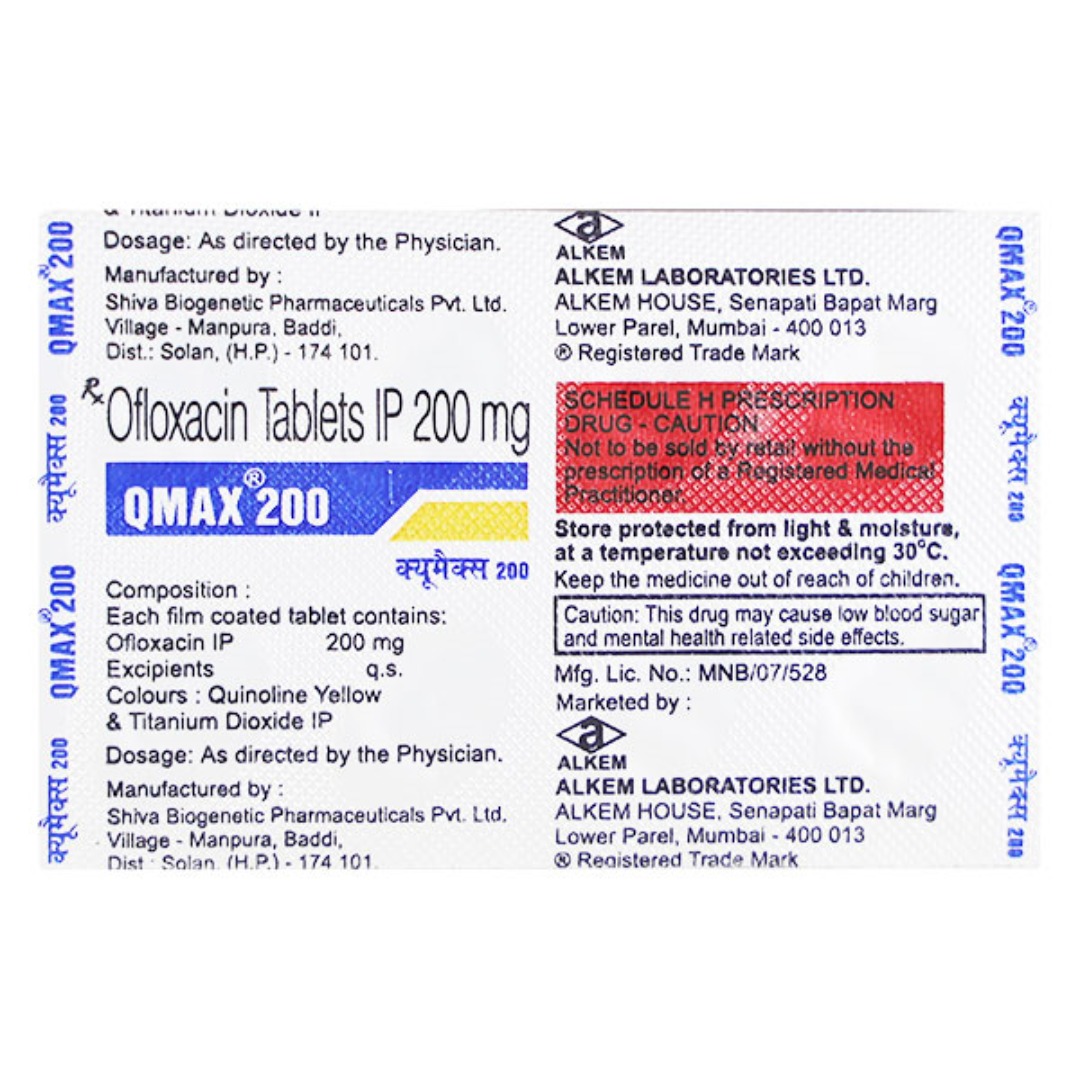 Qmax 200mg Tablet - Uses, Price, Side Effects, Substitute