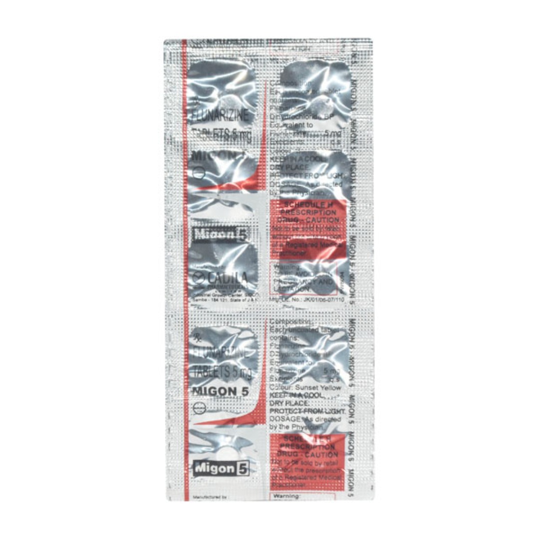 Migon 5 Tablet - Uses, Price, Side Effects, Substitute