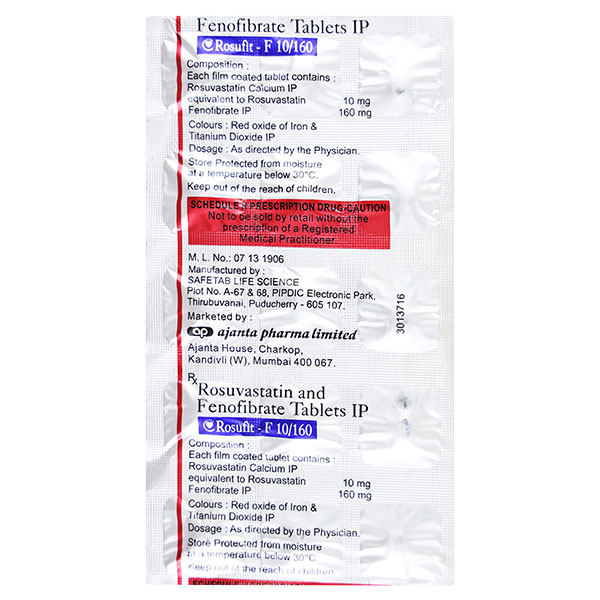Rosufit-F 10/160 Tablet - Uses, Price, Side Effects, Substitute