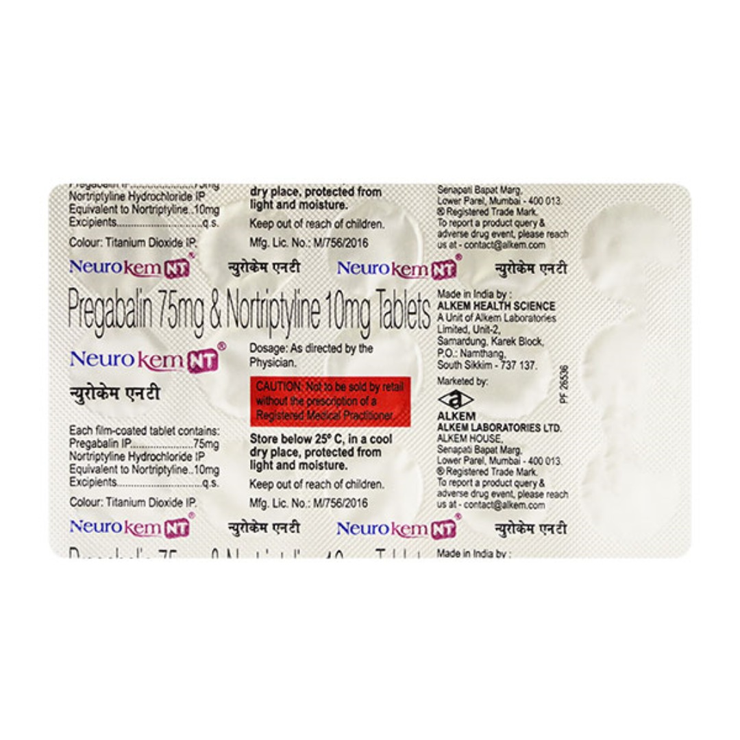Neurokem NT Tablet - Uses, Price, Side Effects, Substitute