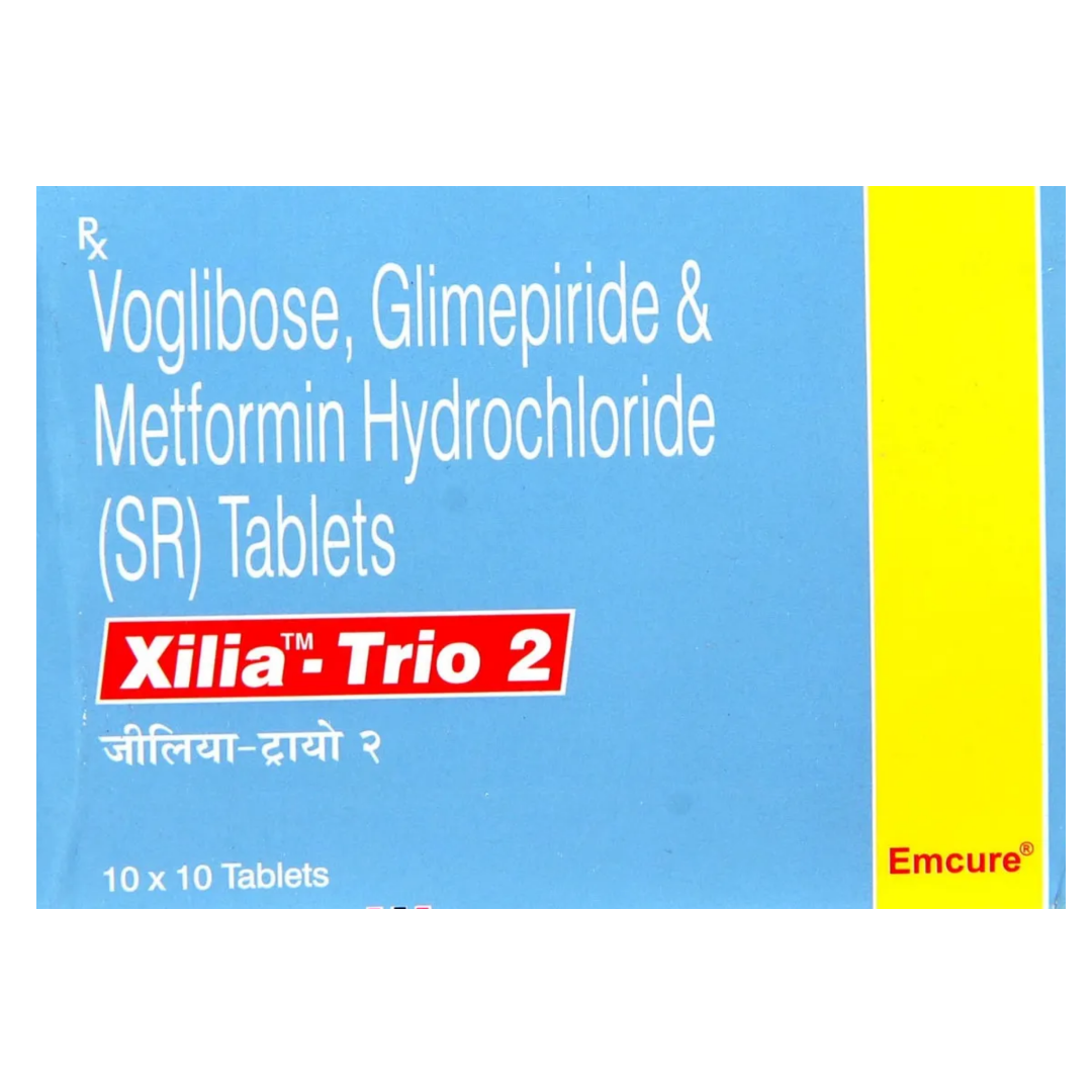 Xilia-Trio 2 Tablet SR - Uses, Price, Side Effects, Substitute