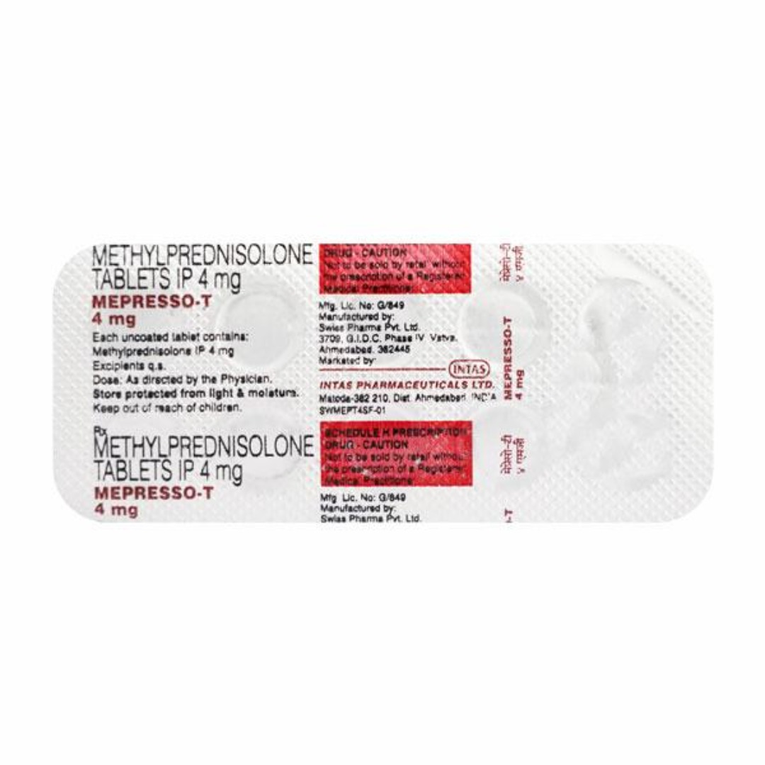 Mepresso T 16mg Tablet - Uses, Price, Side Effects, Substitute