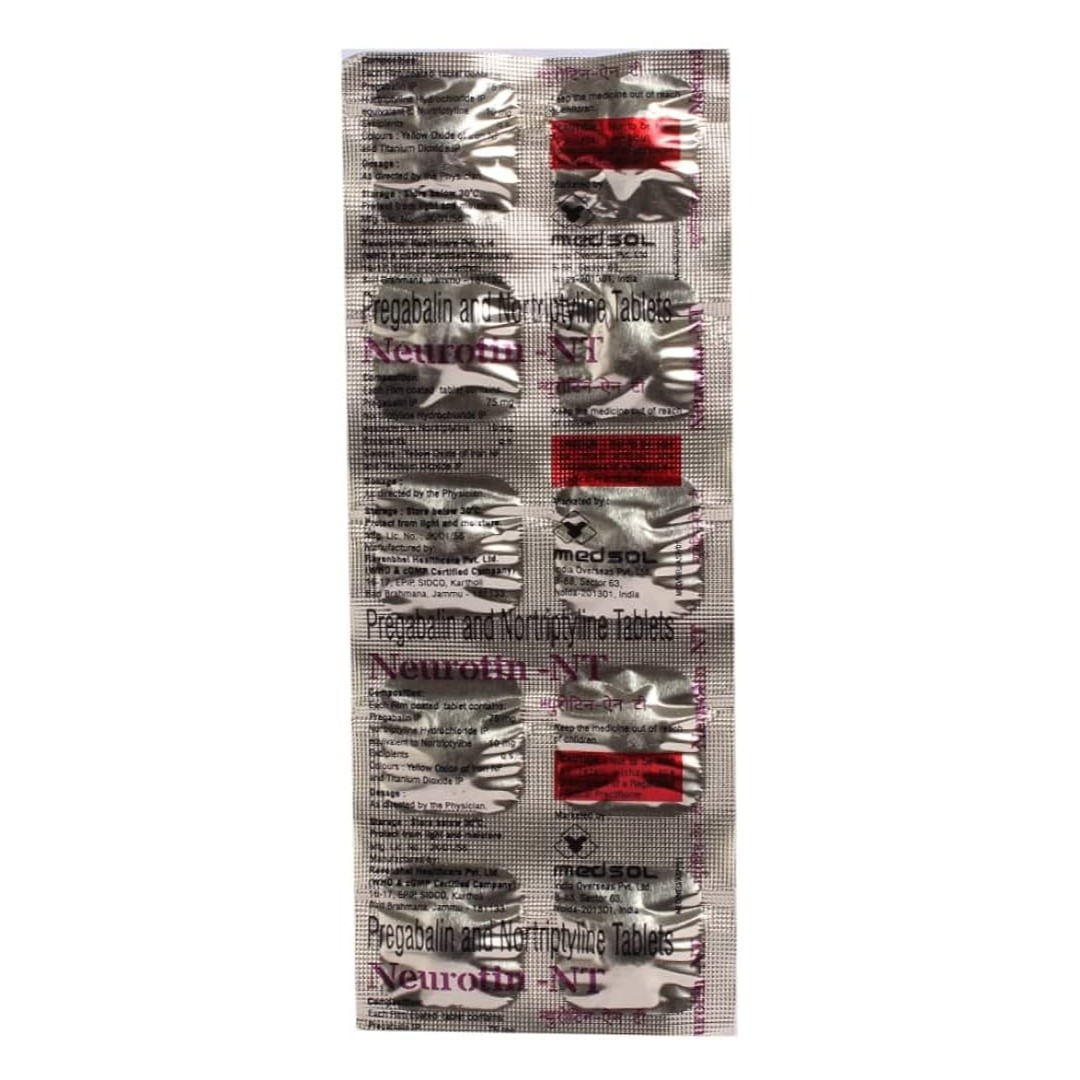 Neurotin-NT Tablet - Uses, Price, Side Effects, Substitute