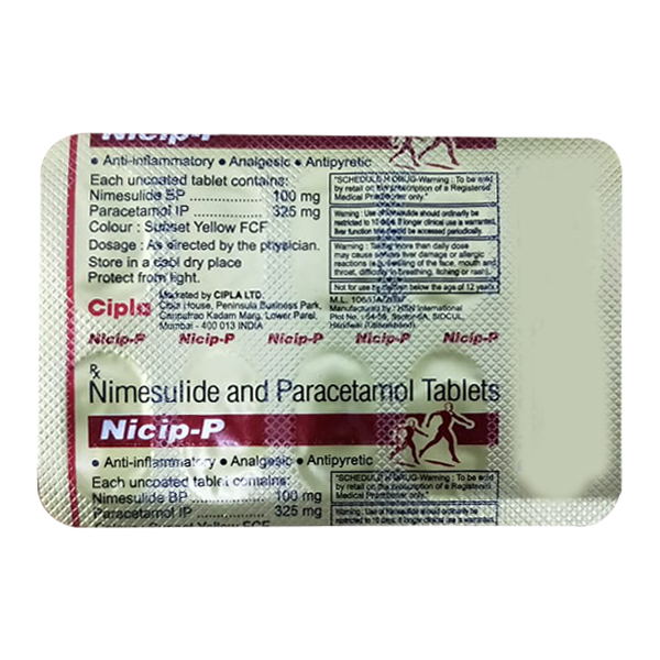Nicip-P Tablet - Uses, Price, Side Effects, Substitute