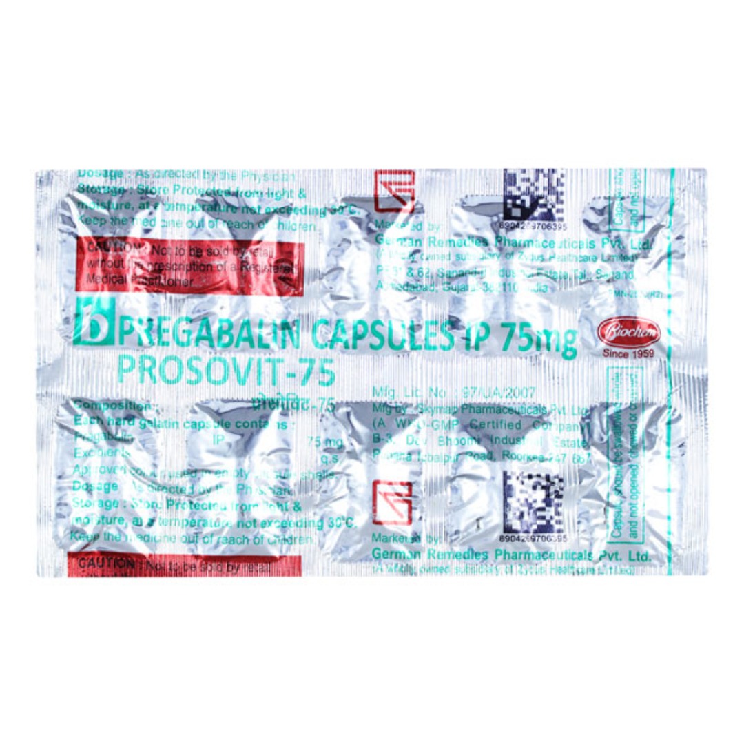 Prosovit 75 Capsule - Uses, Price, Substitute, Side Effects and Benefits