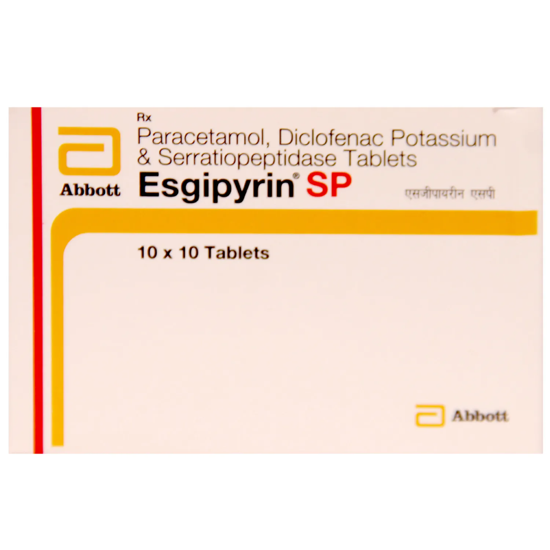 Esgipyrin SP Tablet - Uses, Price, Side Effects, Substitute