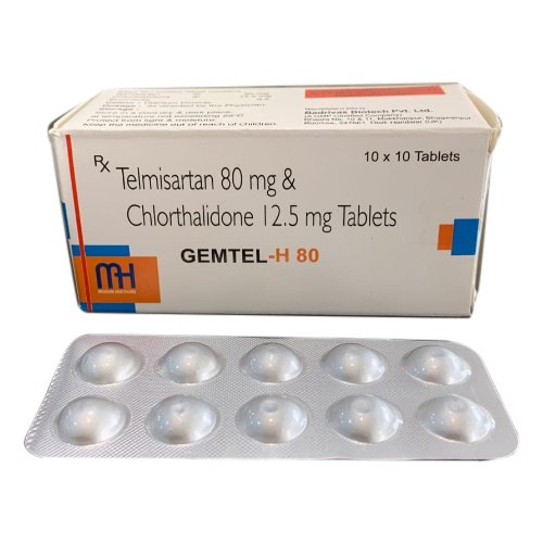 Gemtel-H 80mg/12.5mg Tablet - Uses, Price, Substitute, Side Effects and ...