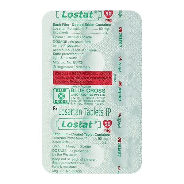Lostat 50 Tablet - Uses, Price, Side Effects, Substitute
