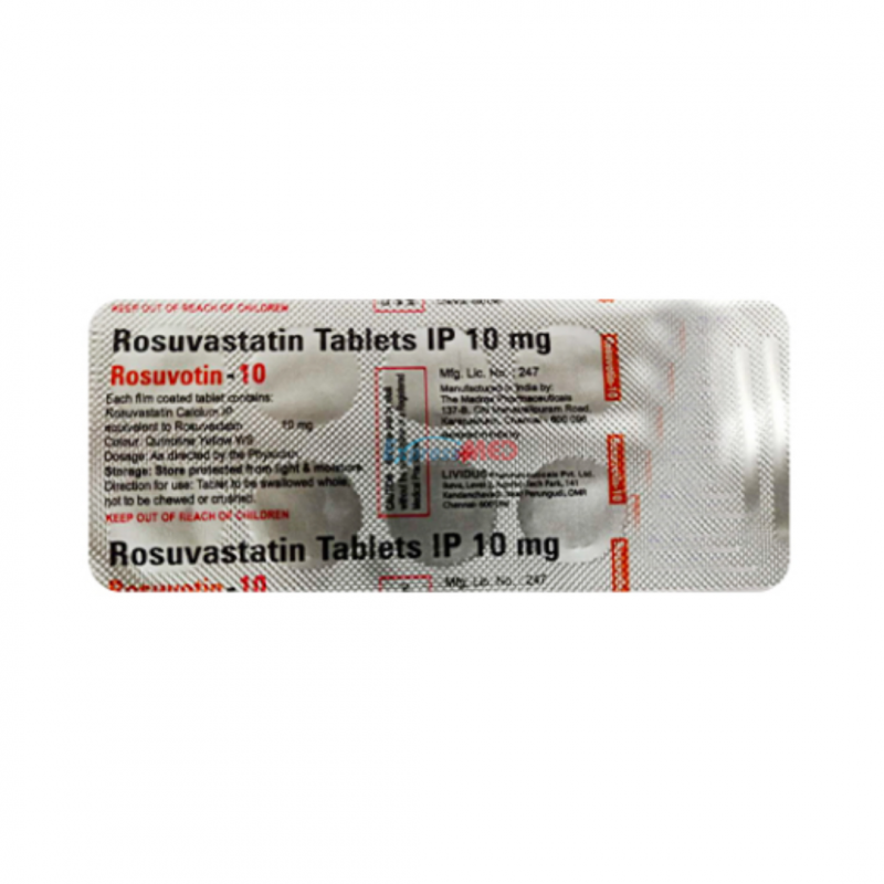 Rosuvotin 10mg Tablet - Uses, Price, Substitute, Side Effects and Benefits