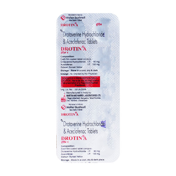 Drotin A Tablet - Uses, Price, Side Effects, Substitute