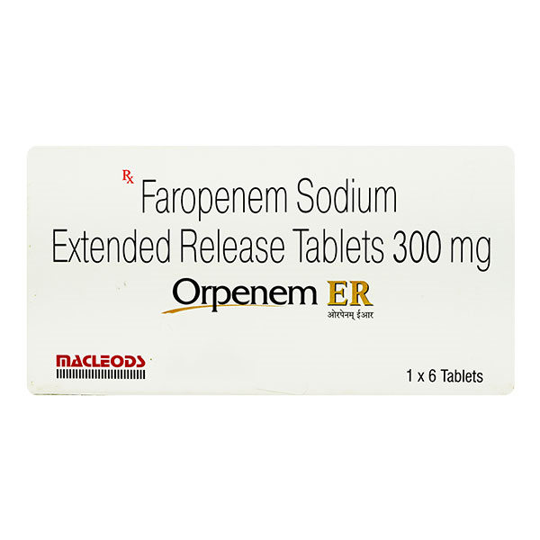 Orpenem 300 Tablet ER - Uses, Price, Side Effects, Substitute