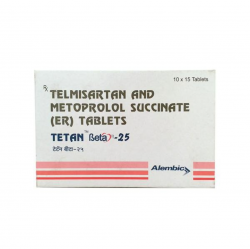 Tetan Beta 25 Tablet ER - Uses, Price, Side Effects, Substitute