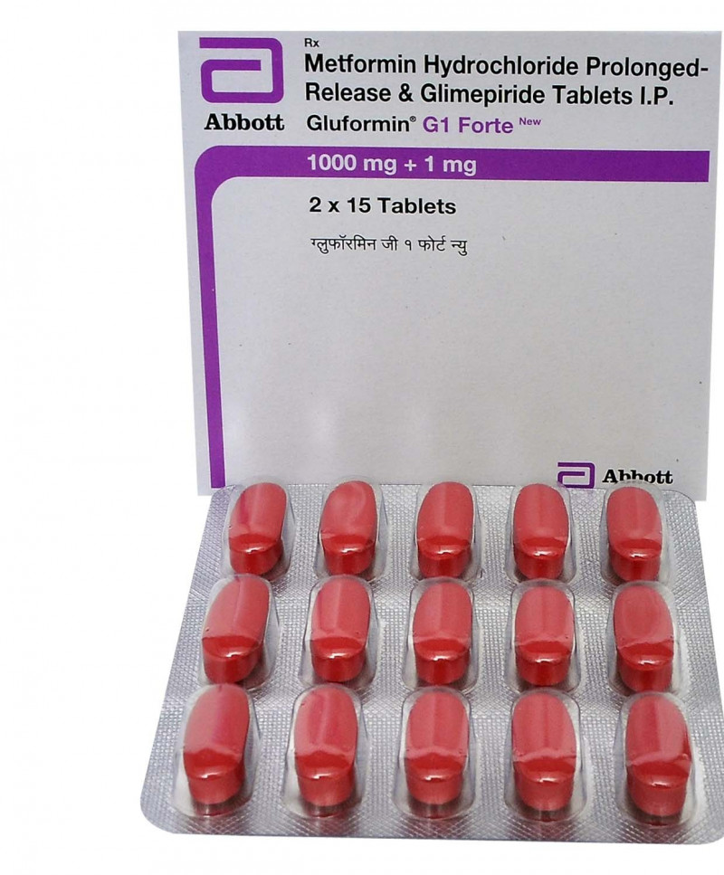 Gluformin G 1 Forte New Tablet PR - Uses, Price, Substitute, Side Effects and Benefits