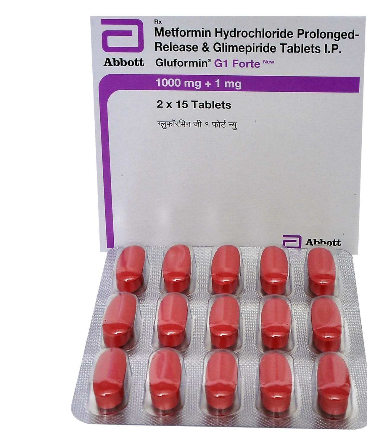 Gluformin G 1 Forte New Tablet PR - Uses, Price, Side Effects, Substitute
