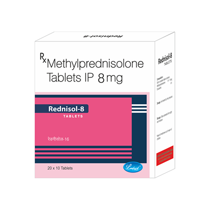 Rednisol 8 Tablet - Uses, Price, Side Effects, Substitute