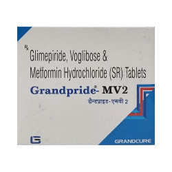 Grandpride-MV 2 Tablet SR - Uses, Price, Side Effects, Substitute