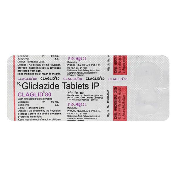 Claglid 80mg Tablet - Uses, Price, Side Effects, Substitute