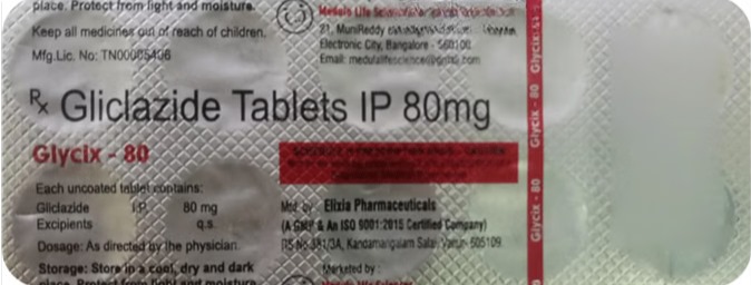 Glycix 80mg Tablet - Uses, Price, Side Effects, Substitute