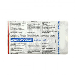 Glyree-M 2 Forte Tablet PR - Uses, Price, Side Effects, Substitute