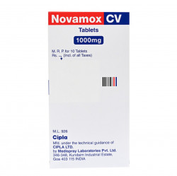 Novamox CV 1g Tablet - Uses, Price, Side Effects, Substitute