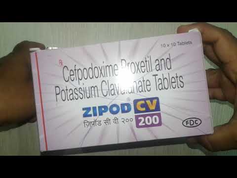 Zipod CV 200mg/125mg Tablet - Uses, Price, Side Effects, Substitute