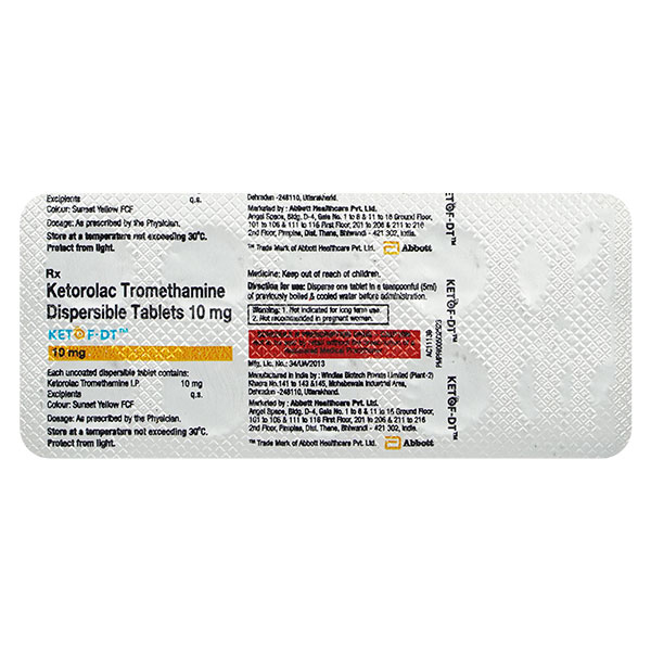 Ketof-DT Tablet - Uses, Price, Side Effects, Substitute