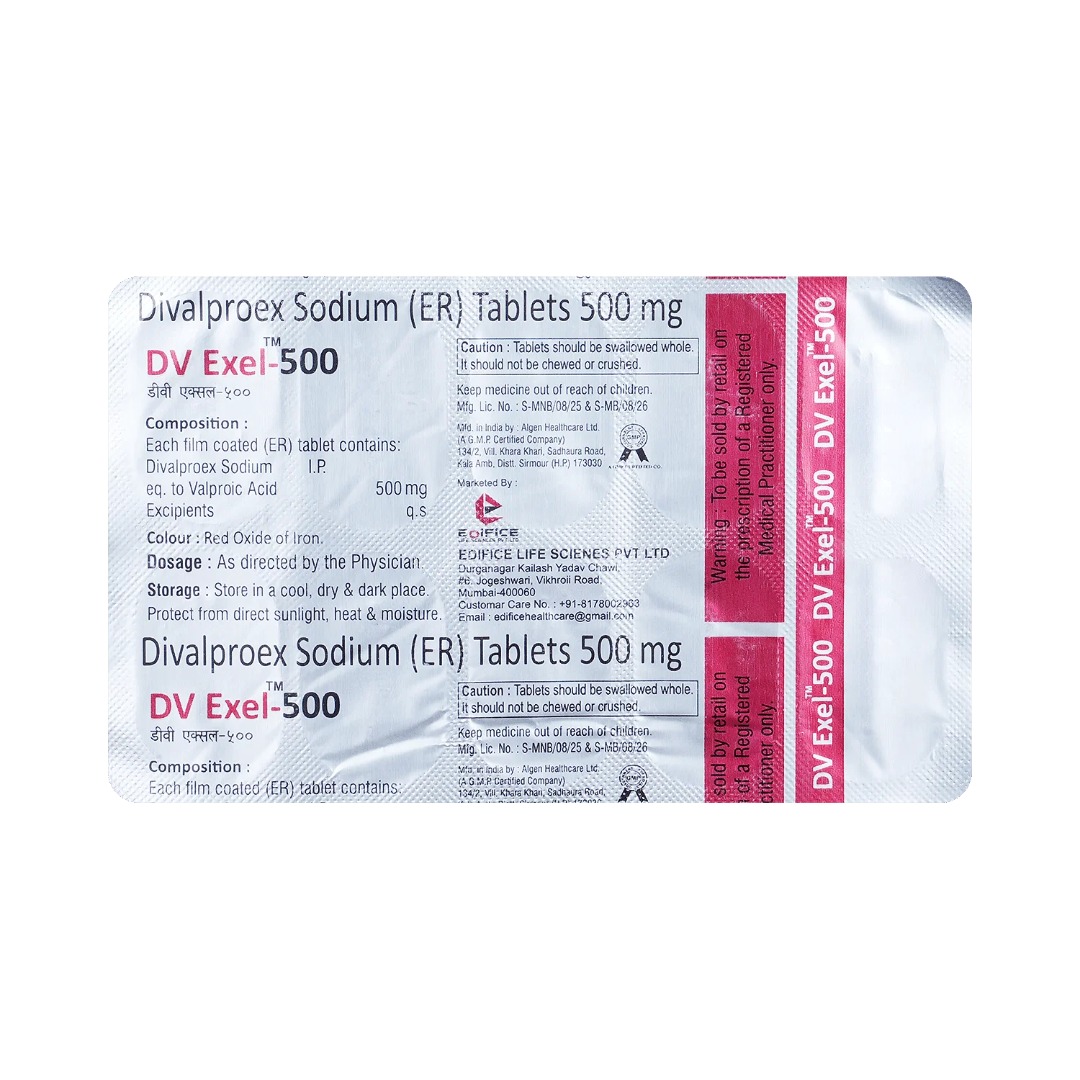 DV Exel 500 Tablet - Uses, Price, Side Effects, Substitute