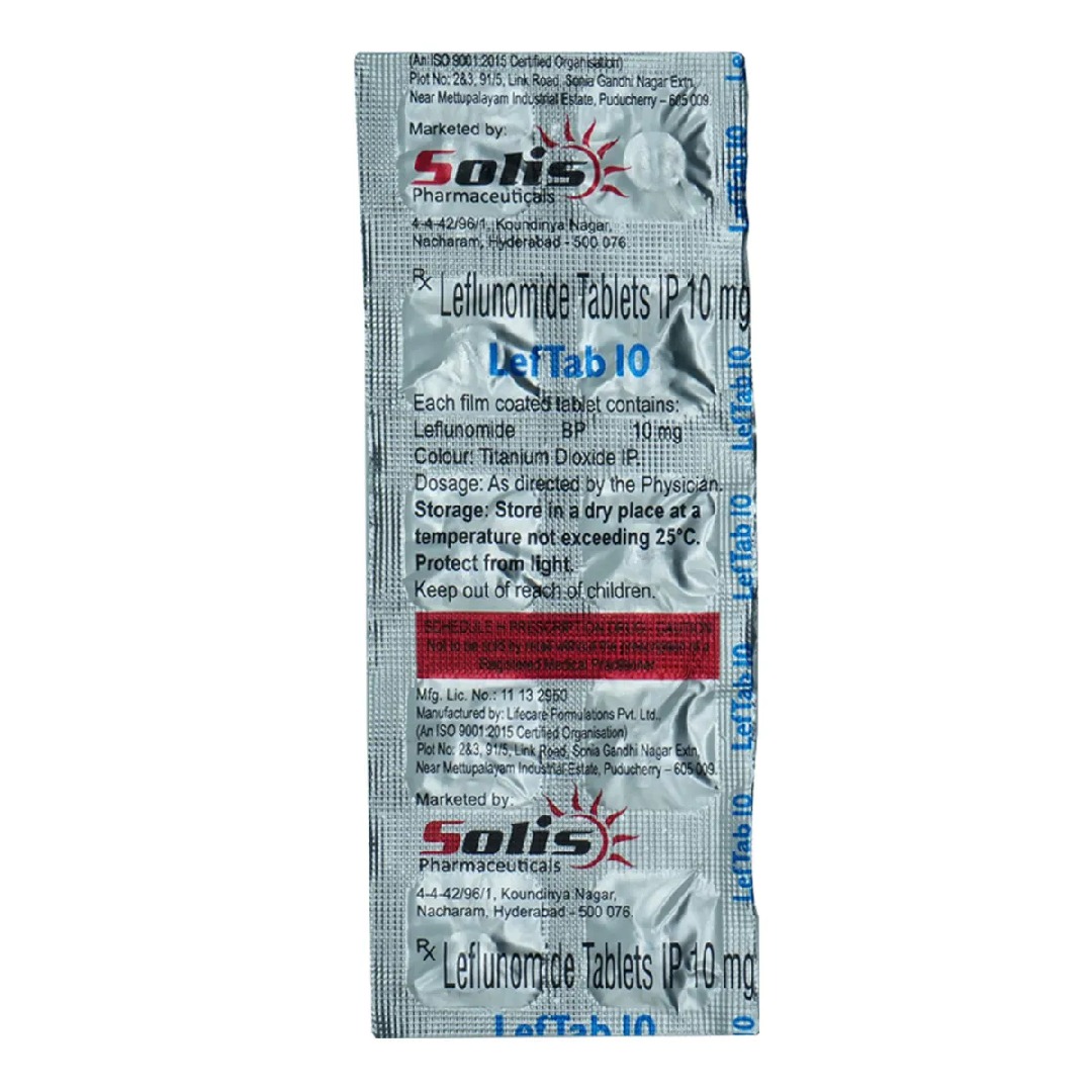 Leftab 10mg Tablet - Uses, Price, Side Effects, Substitute