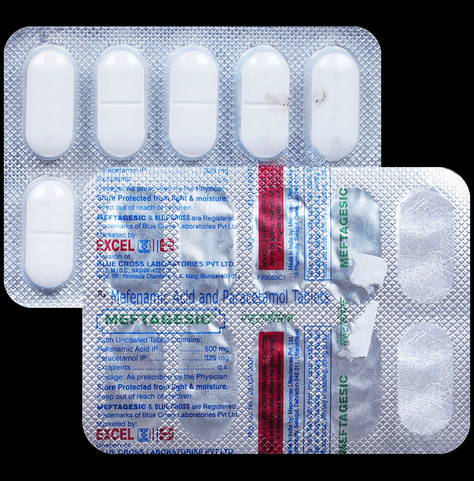 Meftagesic 500mg/325mg Tablet - Uses, Price, Side Effects, Substitute