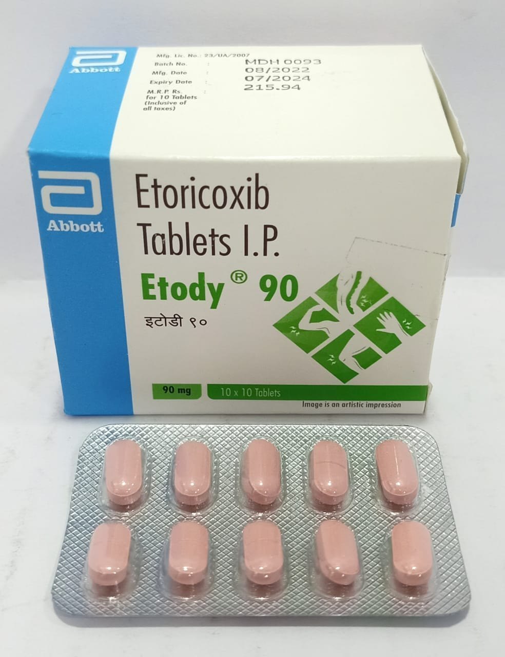 Etody 90 Tablet - Uses, Price, Substitute, Side Effects and Benefits