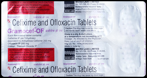 Gramocef-OF Tablet - Uses, Price, Side Effects, Substitute