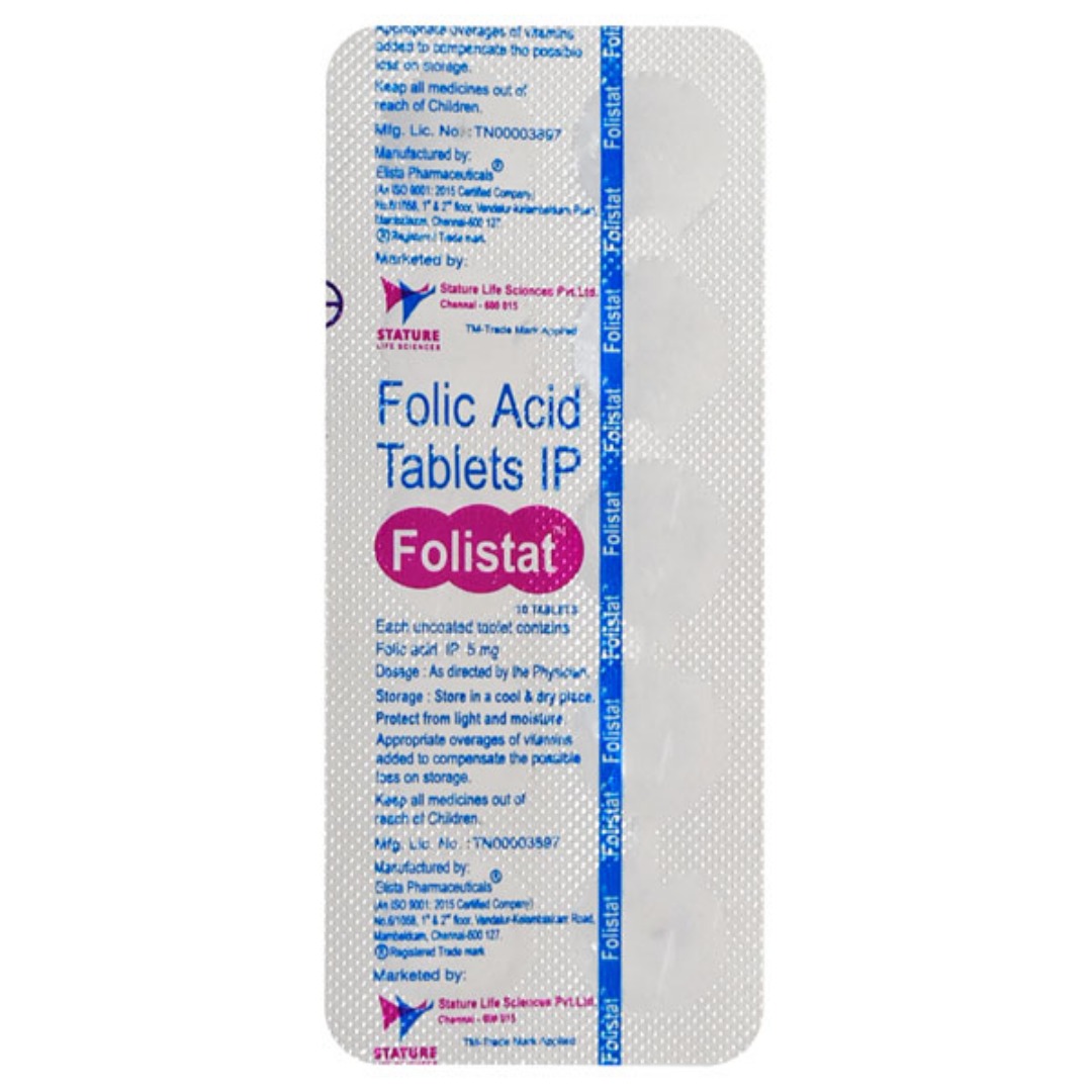 Folistat 5mg Tablet - Uses, Price, Substitute, Side Effects and Benefits
